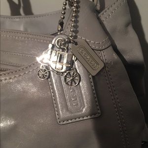 Coach | Bags | Coach Authentic Womens Light Grey Leather Hobo | Poshmark